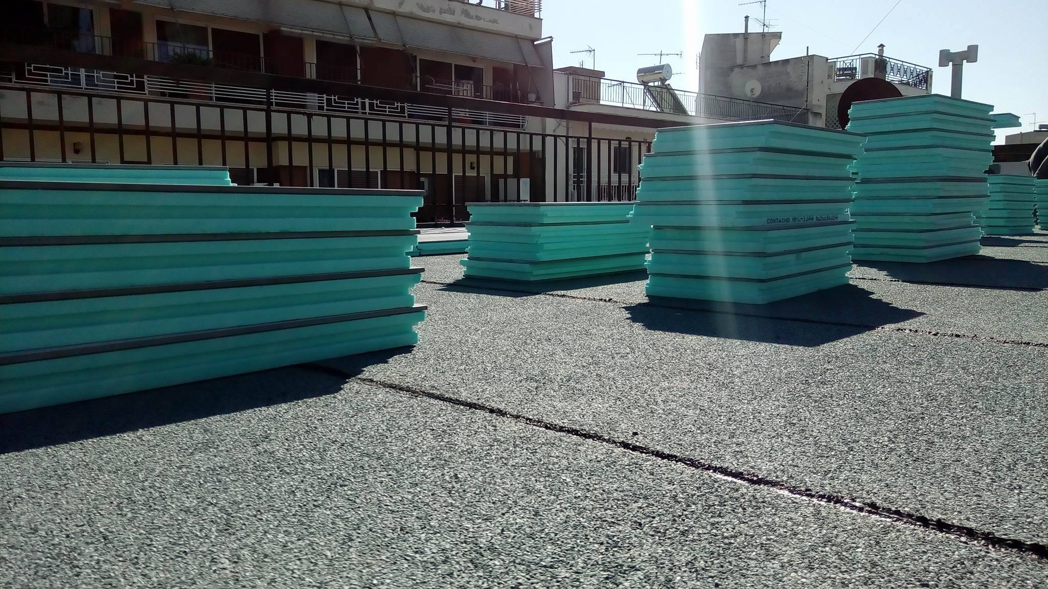 Μονώσεις Αβραμίδης - Θερμομόνωση δώματος με θερμομονωτικό πλακίδιο ...